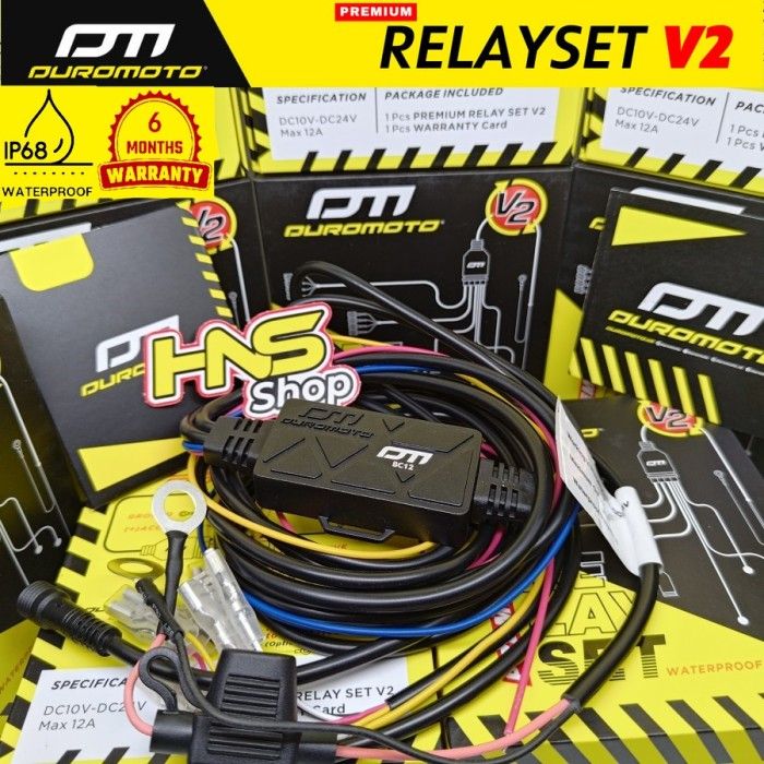 RELAY SET DUROMOTO , RELAY SET MOTOR MOBIL , RELAY SET LAMPU PREMIUM ...