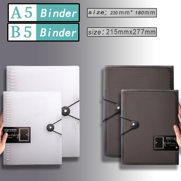 Binder Notebook A4/A5/B5 Refillable Notebook Binder School Supplies ...