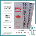 Speedo Index Tabs Insertable Index Tabs with Alphabetical Print Inserts ...