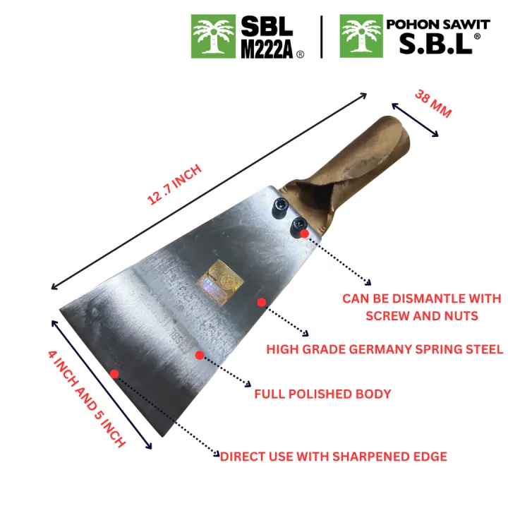 SBL OIL PALM CHISEL SPECIAL (SCREW AND NUT) (Sharpen) / Tombak sawit ...