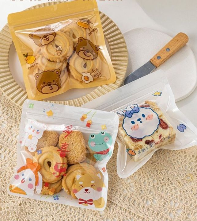 Ready stock M'SIA!!! Press Seal Cookies Packaging Seal Lock Bag Plastic ...