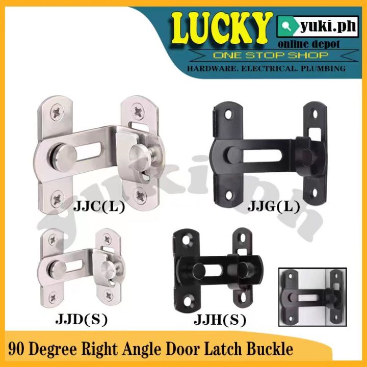 90 DEGREE STAINLESS RIGHT ANGLE DOOR LATCH BUCKLE | Lazada PH