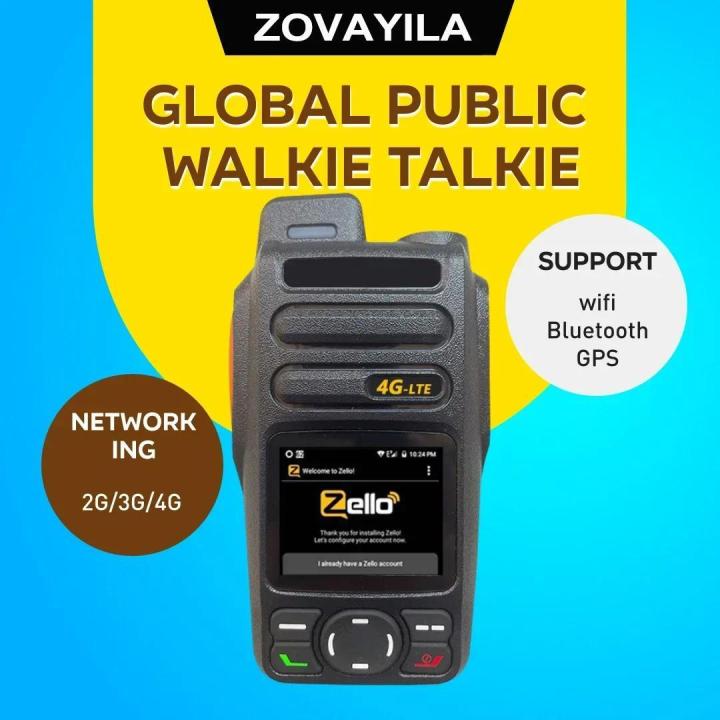 Public Zello intercom POC intercom GPS 4G Bluetooth portable WIFI mini ...