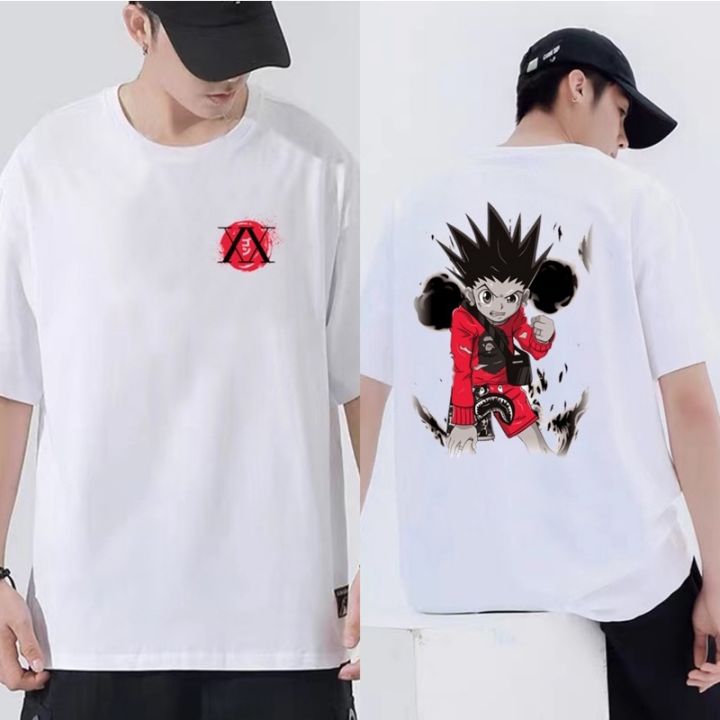 Anime Oversize white T shirt One Piece Design Unisex Casual Graphic ...