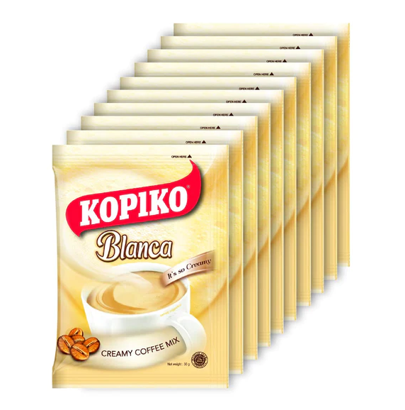 KOPIKO BLANCA SINGLE PACK BUY 1 TAKE 1 20pcs INSTANT COOFFEE 3 IN 1 ...