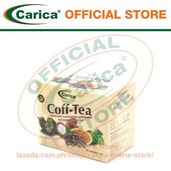 Carica Coff-Tea - Coffee with Ganoderma, Guyabano, and Mangosteen Tea ...