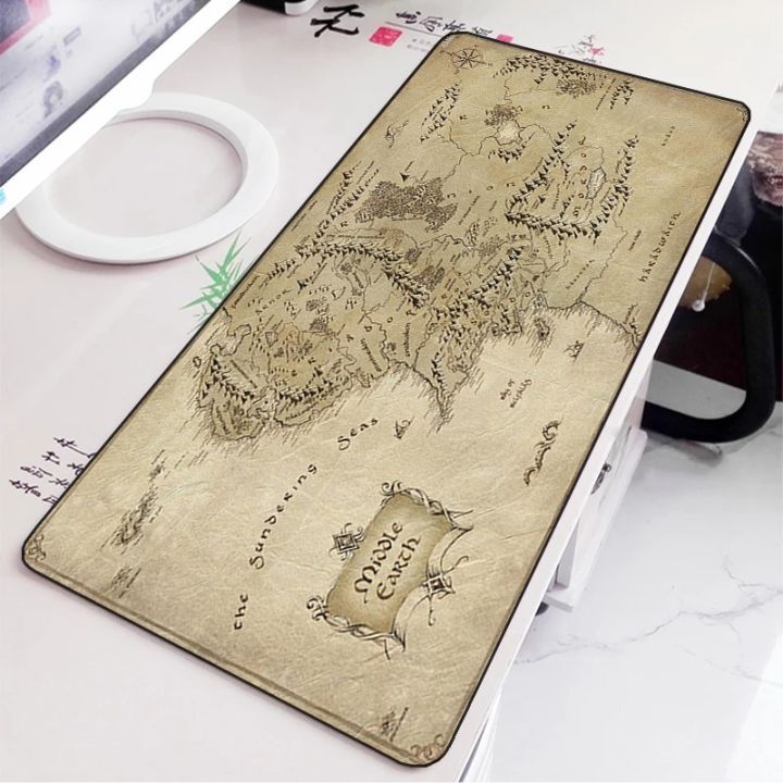Lords The Rings Mouse Pad Ruer Mat Kawaii Cartoon Keyboard Mats Gaming ...