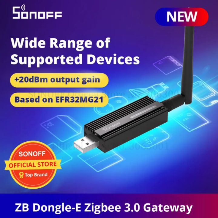 SONOFF ZB Dongle-E Wireless Zigbee Gateway Analyzer Zigbee2MQTT USB Interface Capture Support ...