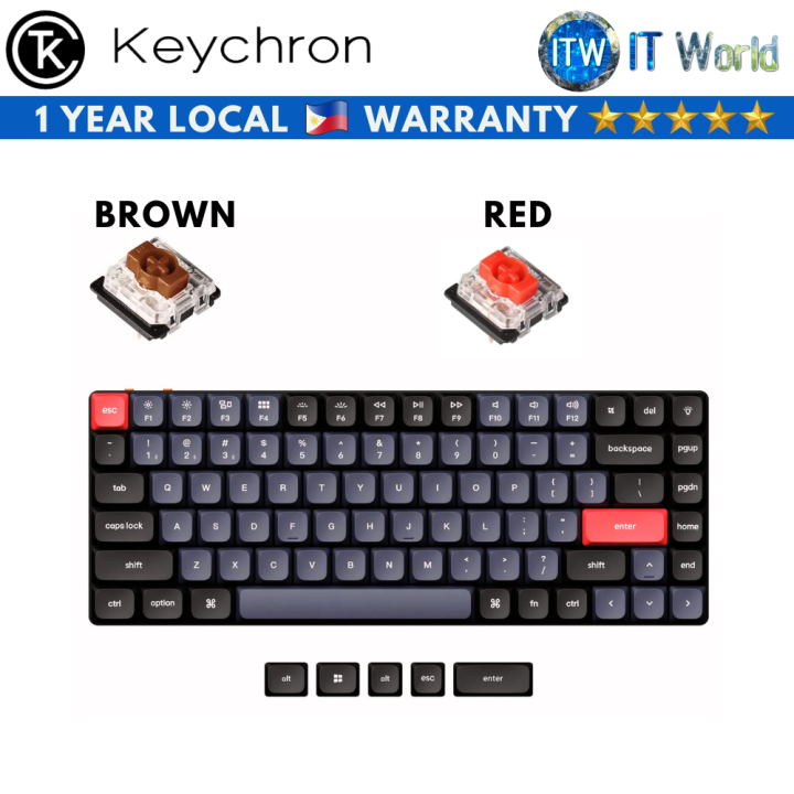 Keychron K3 Pro Black QMK/VIA Wireless Custom Mechanical Hot-Swappable ...
