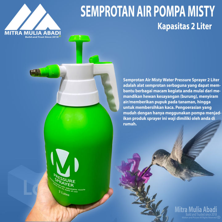 Hand sprayer semprotan burung pressure sprayer 2 liter misty | Lazada ...