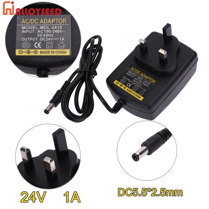 DC24V 1A Adapter AC 100V-240V to DC 24V Converter Power Supply Adapter ...