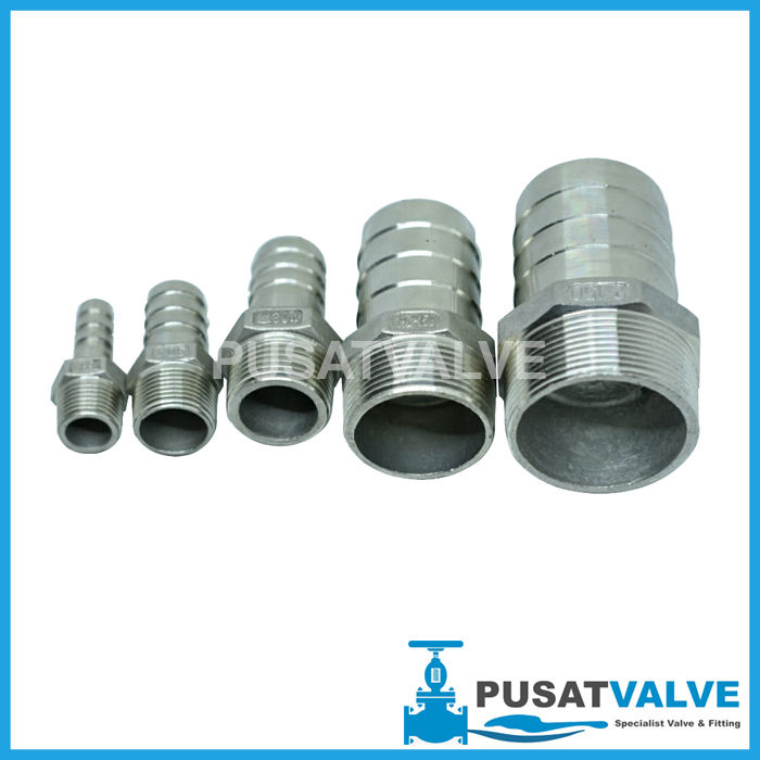 1 1/2" inch HOSE NIPPLE SS304 Stainless Steel | Lazada Indonesia