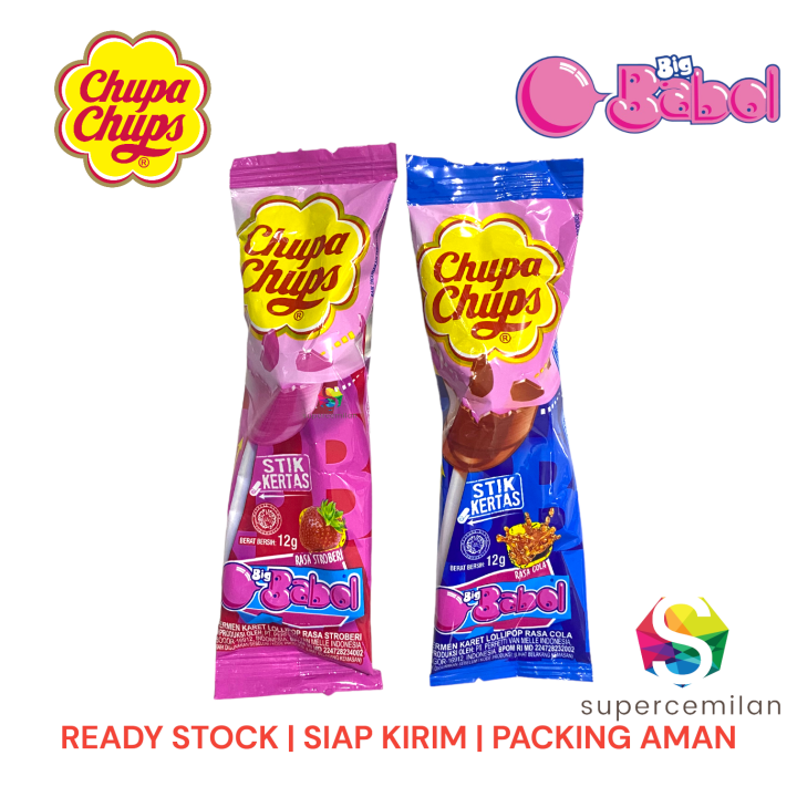 Chupa Chups Big Babol Permen Lollipop Permen Karet 12 Gram | Lazada Indonesia