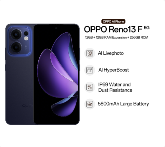 OPPO Reno 13F 5G | | 12GB RAM+256GB ROM/512 GB ROM | AI Live Photo | AI ...
