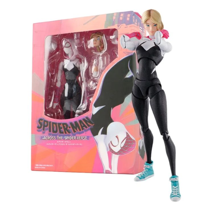 SHF Marvel Spider Man Spider Gwen Stacy Marvel legends Miles Morales ...