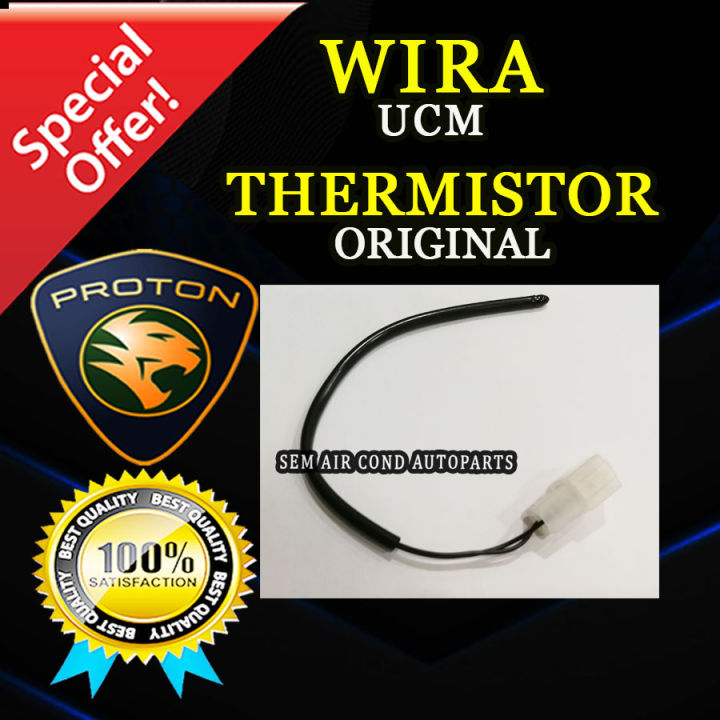 PROTON WIRA ORIGINAL UCM THERMISTOR/ THERMISTER SENSOR (CAR AIRCOND ...