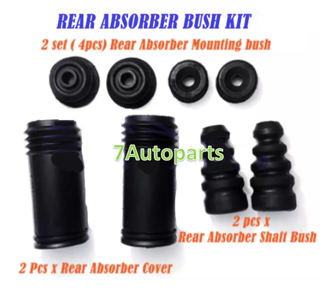 ABSORBER BUSH KIT (REAR) (SET) PROTON WIRA WAJA GEN2 PERSONA (ABSORBER ...