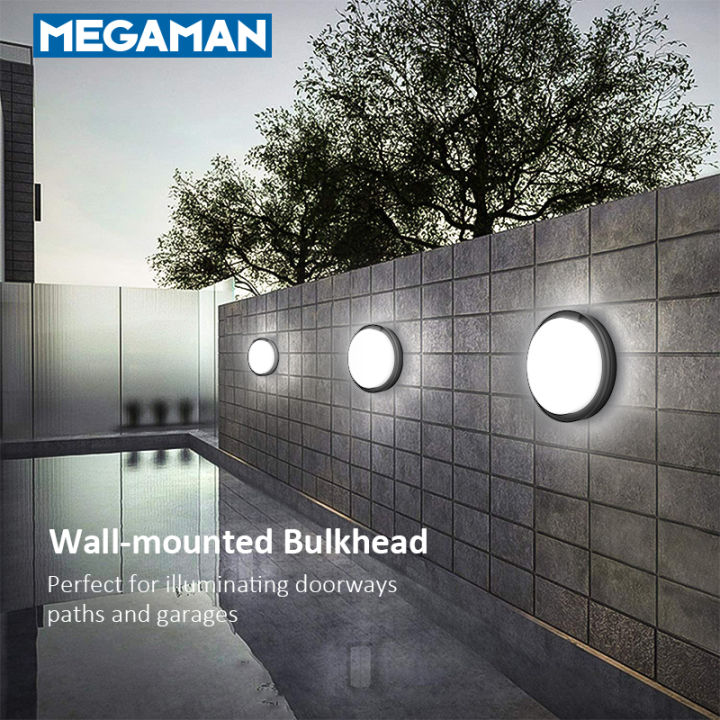 Megaman LED Signature Bulkhead Super Bright For Security Outdoor ...
