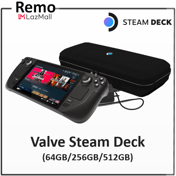 Valve Steam Deck 64GB / 256GB / 512GB 16GB RAM Portable Gaming Console ...
