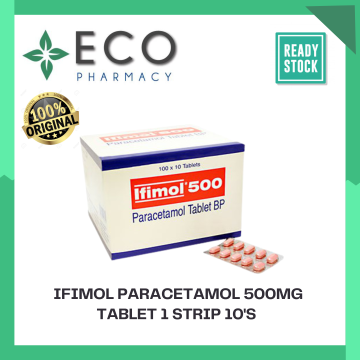 IFIMOL Paracetamol 500mg Tablet 1 strip 10's | Lazada