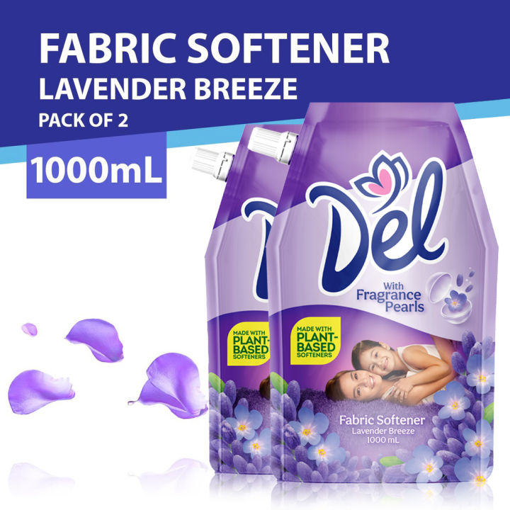 Del Lavender Breeze Fabric Softener (1000 mL SUP) Set of 2 | Lazada PH