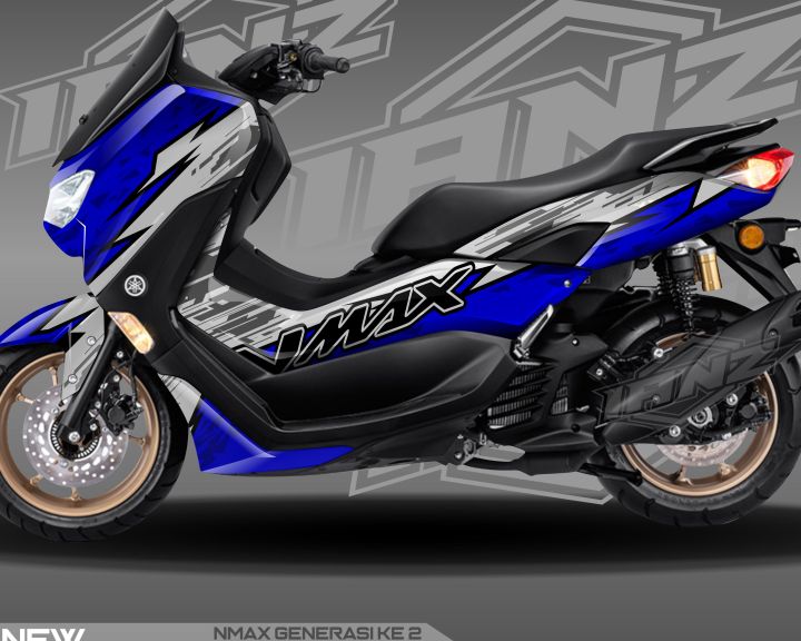 STIKER DECAL NEW NMAX FULL BLOK BODI / DECAL FULL BODY NMAX | Lazada ...