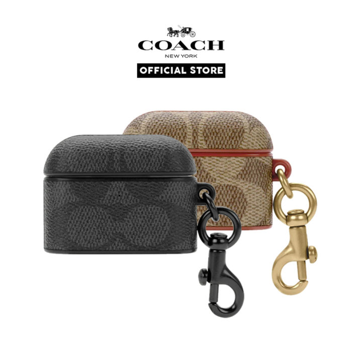 Coach Signature Canvas Airpods Pro 1 & Pro 2 Case Case Air Pod Cover ...