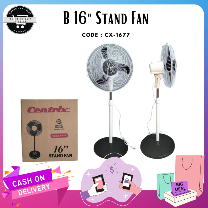 CENTRIX STAND FAN CX-1677B / STAND FAN / FAN | Lazada PH