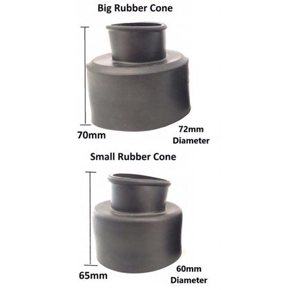 Toilet wc black rubber cone for low level cistern / Getah jamban | Lazada