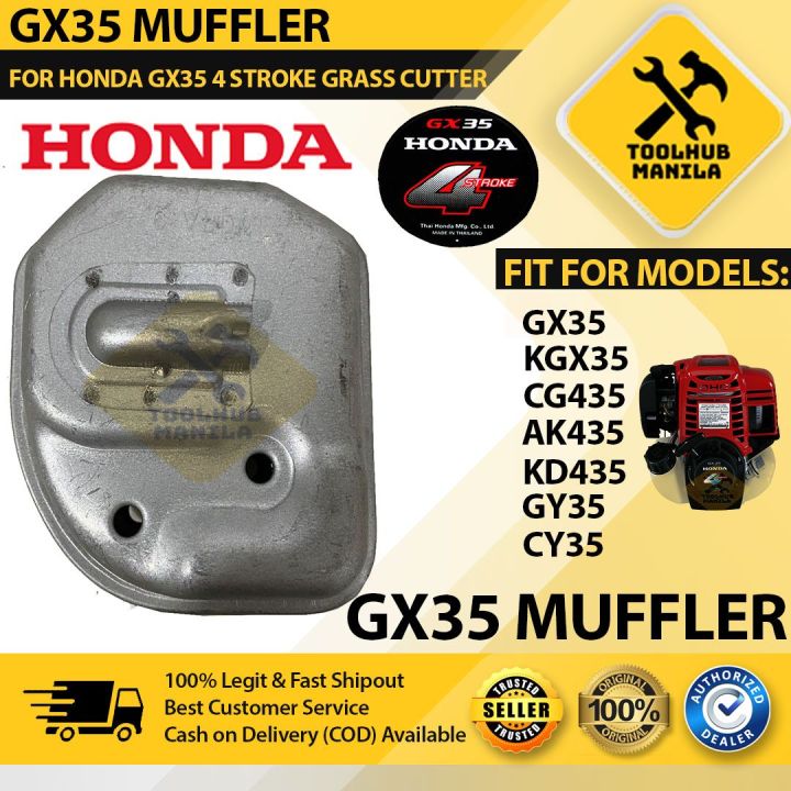 GX35 Muffler for GX35 KGX35 Honda 4 stroke Grass Cutter Brush Cutter ...