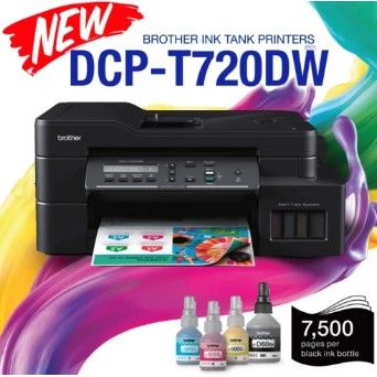 Printer Brother T720DW T720 DCP-T720DW Ink Tank Printer PRINT-SCAN-COPY ...