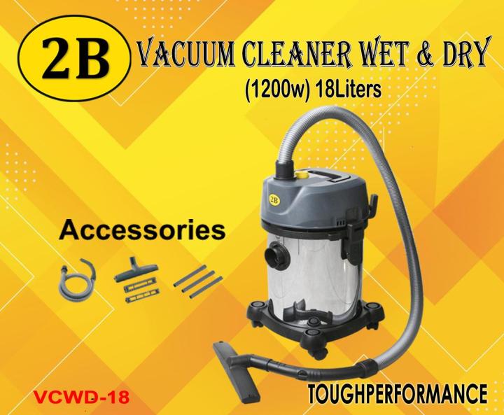 2B VACUUM CLEANER WET & DRT (1200W) 18Liters | Lazada PH