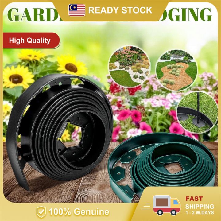Garden Border 10M Recyclable Lawn Border Garden Edging Border Grass ...