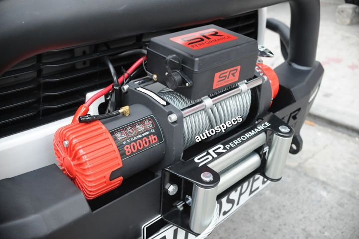 SR Power Winch 9,500lbs 12Volts / Electric Winch (STEEL CABLE) | Lazada PH