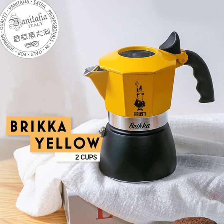 "Original authentic" Italian Bialetti is yellow than Betty Loh Ti ...