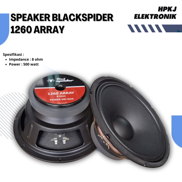 SPEAKER KOMPONEN BLACK SPIDER 12 INCH ARRAY 1260 SPEAKER BLACKSPIDER ...