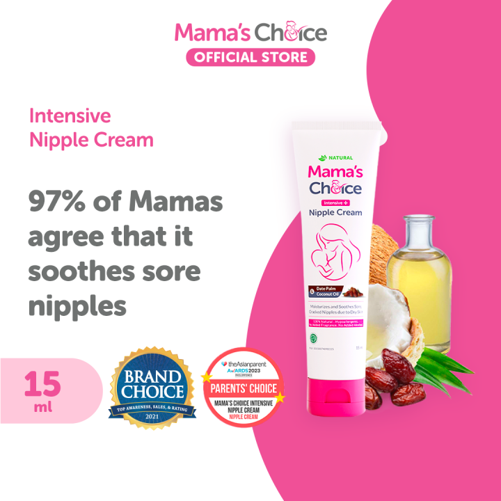 Mama's Choice Nipple Breastfeeding Cream (Safe, Halal, Natural ...