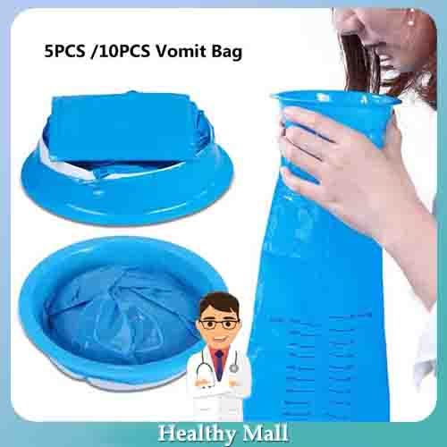 10pcs 1000ML Disposable Vomit Bag Motion Sickness Bag for Hospital Home ...