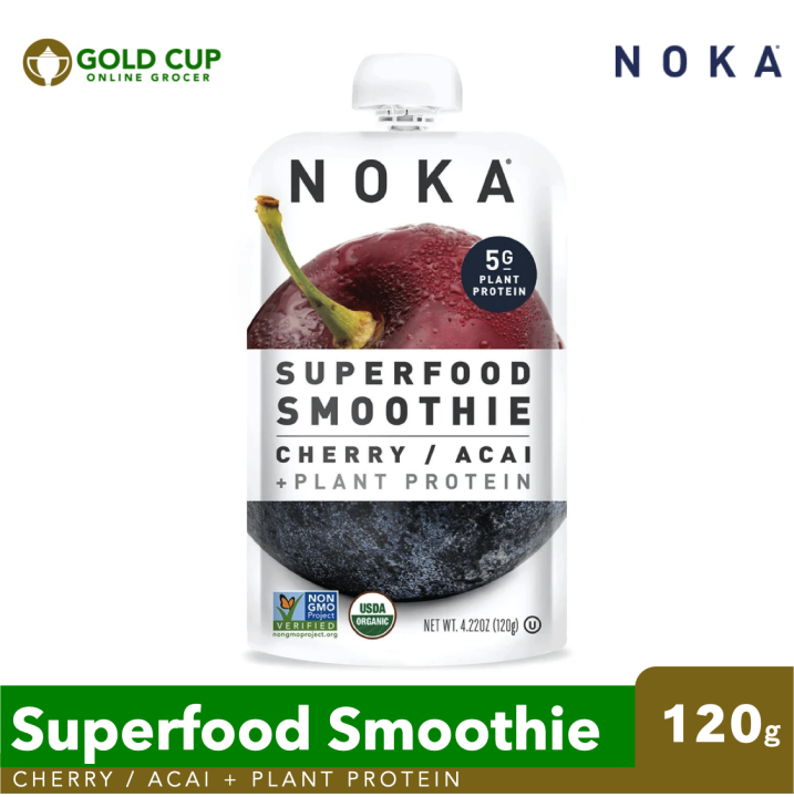 Noka Organic Cherry Acai Smoothie 120g | Lazada PH