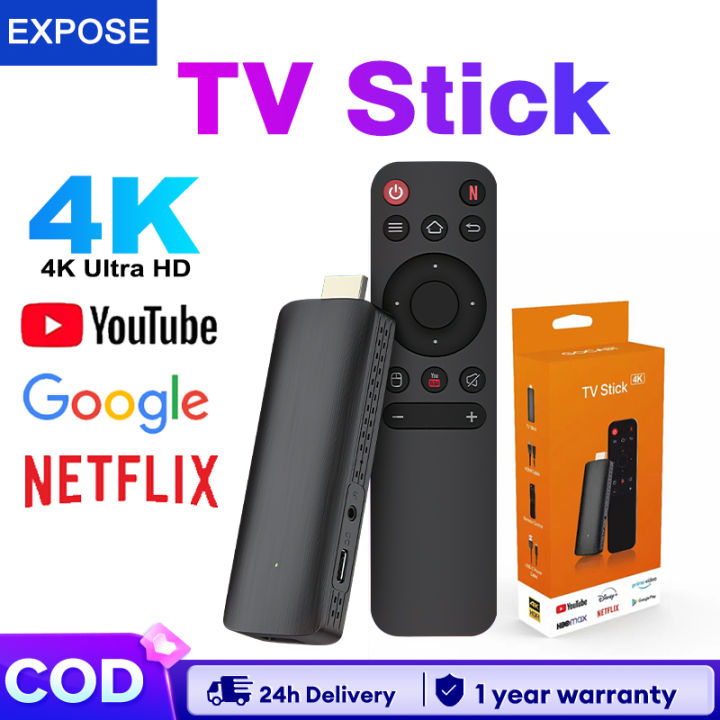 TV Stick 4K built-in Chromecast Android 10 Vioce Control Streaming ...