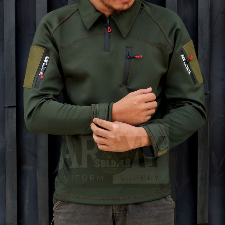 Terbaru kaos bdu tactical full Scuba Combat Polos lengan panjang Army Pria Baju | Lazada Indonesia