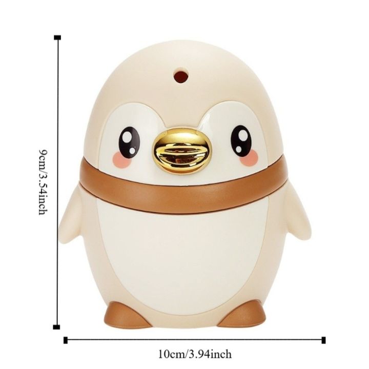 MOUSSE การ์ตูน กล่องเก็บไม้จิ้มฟันรูปเพนกวิน สร้างสรรค์ ประเภทการกด ไม้ ...