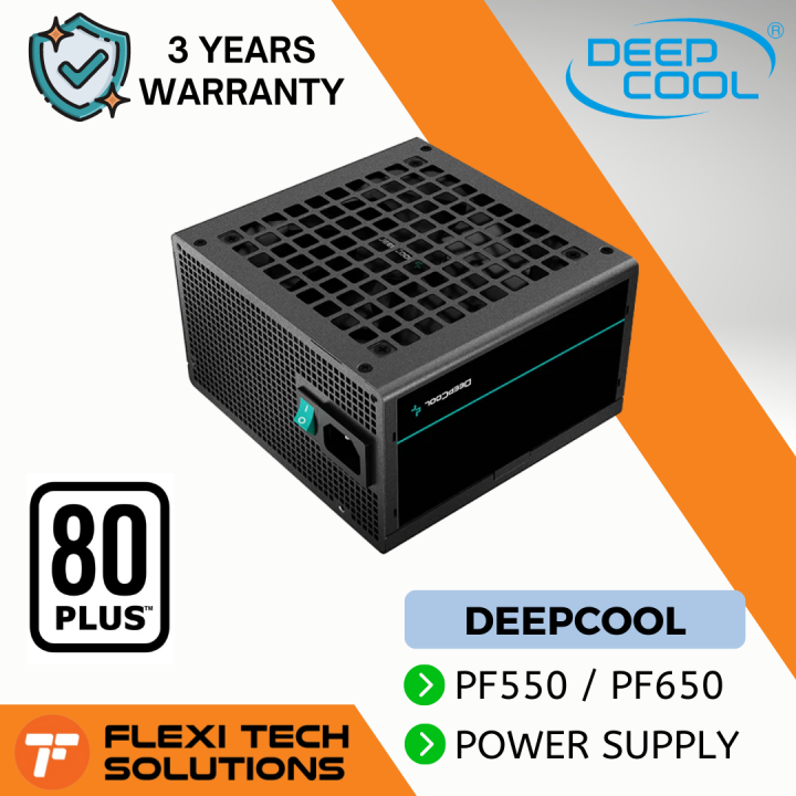 Flexi Tech DEEPCOOL PF650 / PF550 80 Plus White Non-Modular 650W / 550W ...