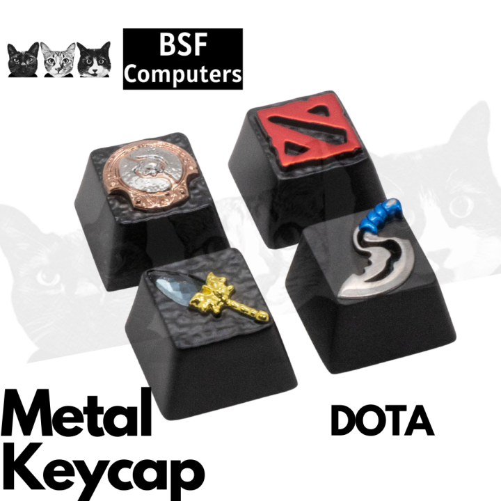 [Ready stock] Metal Keycap DOTA Key Cap | Lazada