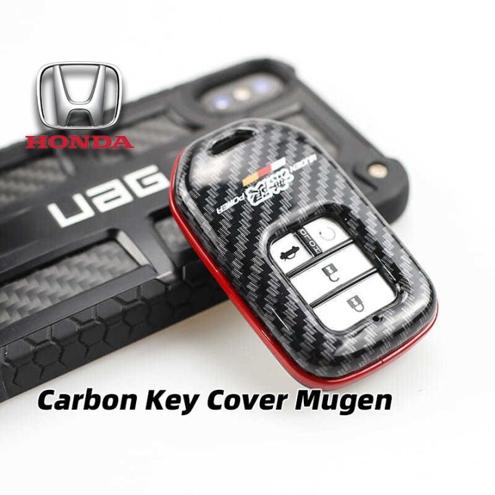 Carbon Fiber Key Cover For honda civic Jazz Brv Crv City Accord 2021 ...