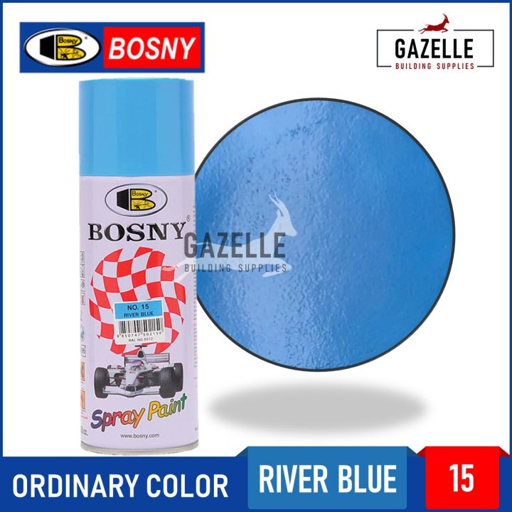Bosny Acrylic Spray Paint - #15 River Blue | Lazada PH