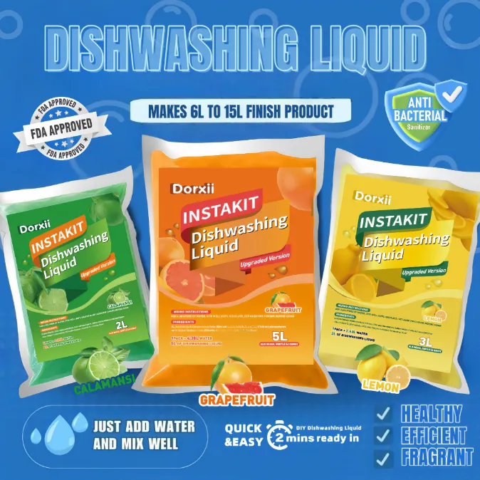 [BUY 1 TAKE 1] Dorxii econo max DIY Dishwashing Liquid Set dishwashing ...