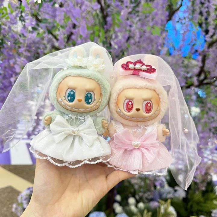 KENAIDOO Cartoon Labubu Doll Clothes Business Suit Wedding Dress Doll ...