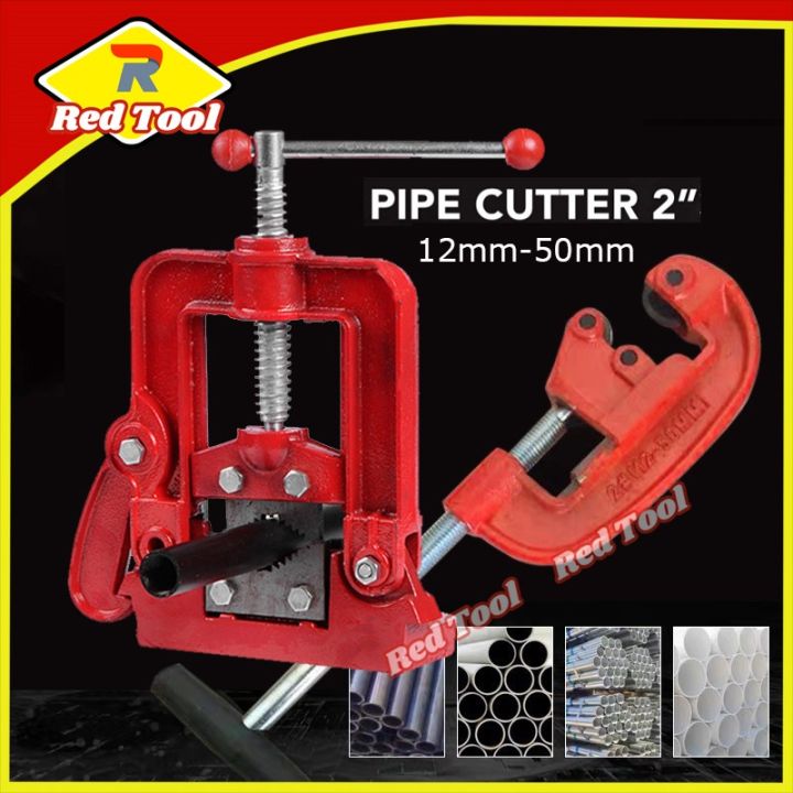 Pipe Vise, Table Rotating Bench Vice Tool Drill Clamp(2in)/Pipe Cutter ...