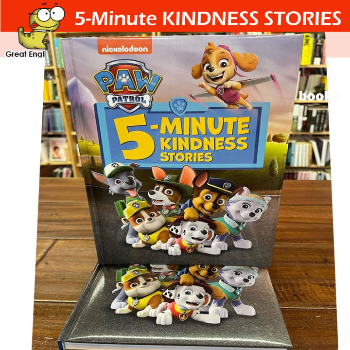(In Stock) *ลิขสิทธิ์แท้ original หนังสือนิทานภาษาอังกฤษ PAW Patrol 5-Minute Kindness Stories ...